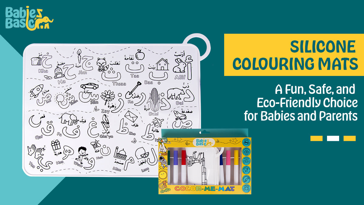 Silicone Colouring Mats: Safe, Fun & Eco-Friendly for Babies – BabiesBasic