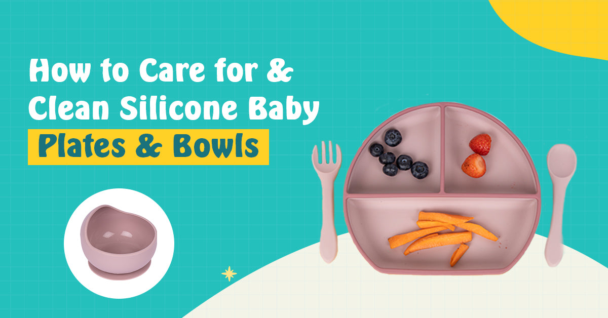 How to Care For And Clean Silicone Baby Plates And Bowls – BabiesBasic